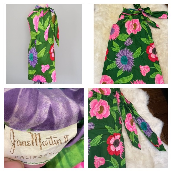 Vintage | Dresses | Vtg 6s Jane Martin Ii California Mod Shift Floral ...